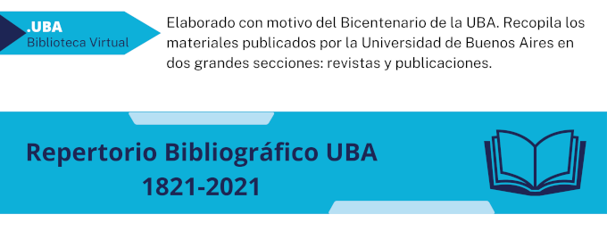 200 años de publicaciones de la UBA | Sistema de Bibliotecas y de ...